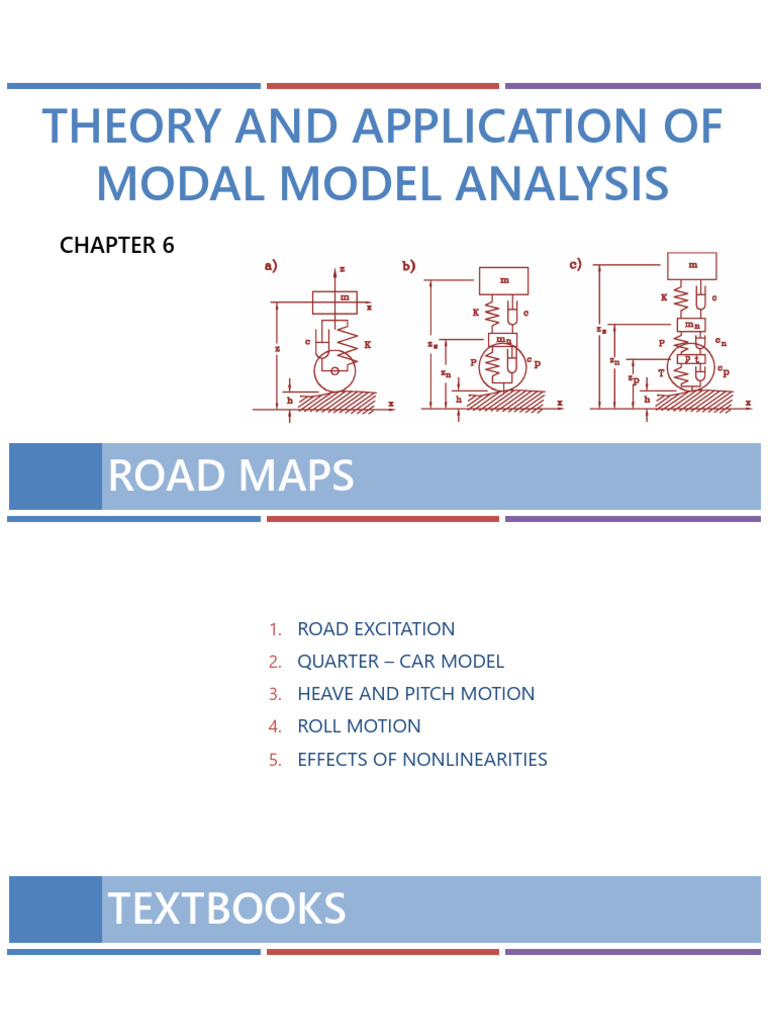 Chapter6 - THEORY AND APPLICATION OF MODAL MODEL ANALYSIS | PDF | Damping | Motion (Physics)