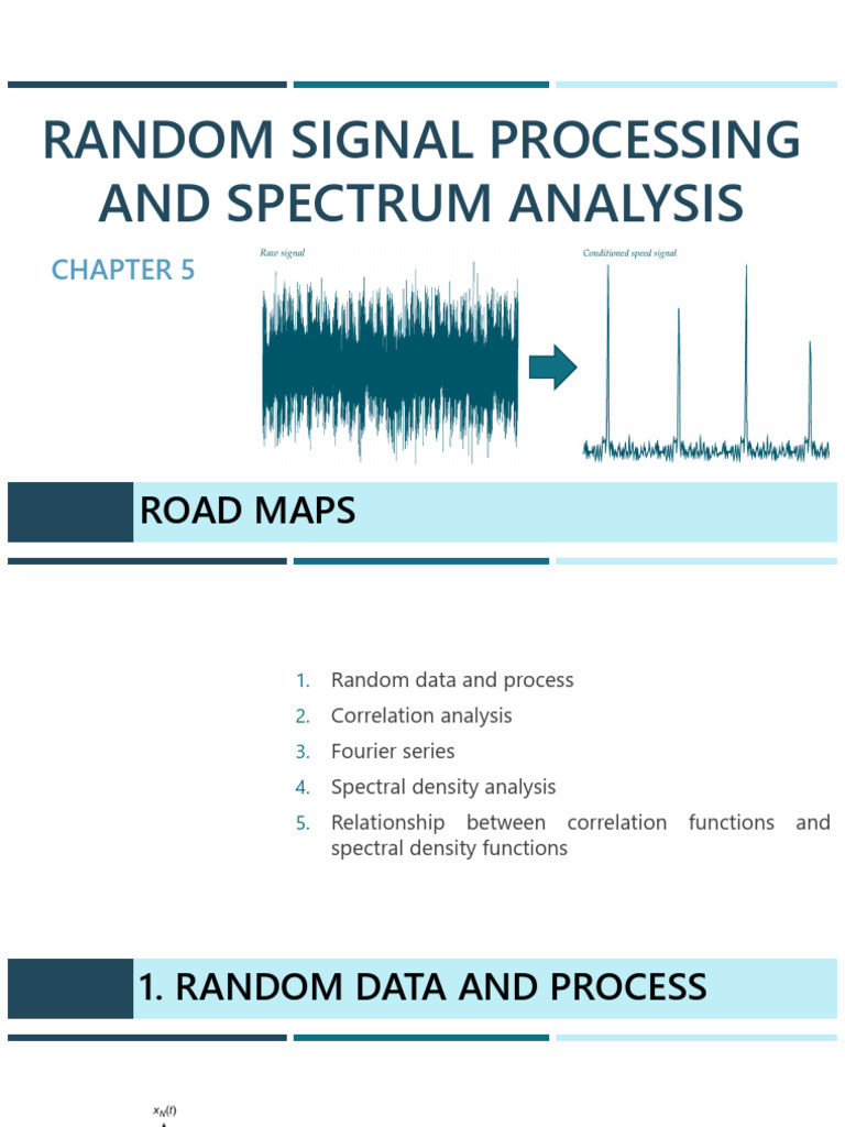 Random Signal Processing Overview | PDF | Spectral Density | Stationary ...