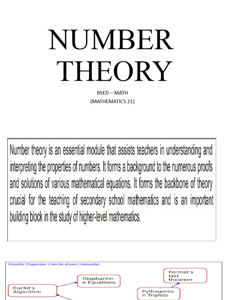 Number Theory | PDF | Mathematics