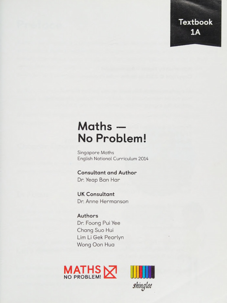 MNP Book 1A (For Primary Schools) | PDF | Mathematics | Cognition