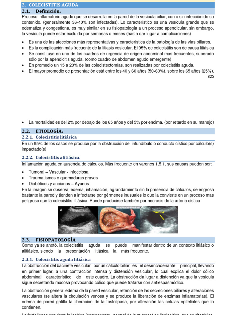 Colecistitis aguda y colelitiasis | PDF | Especialidades Medicas ... Colecistitis aguda y colelitiasis | PDF | Especialidades Medicas ...