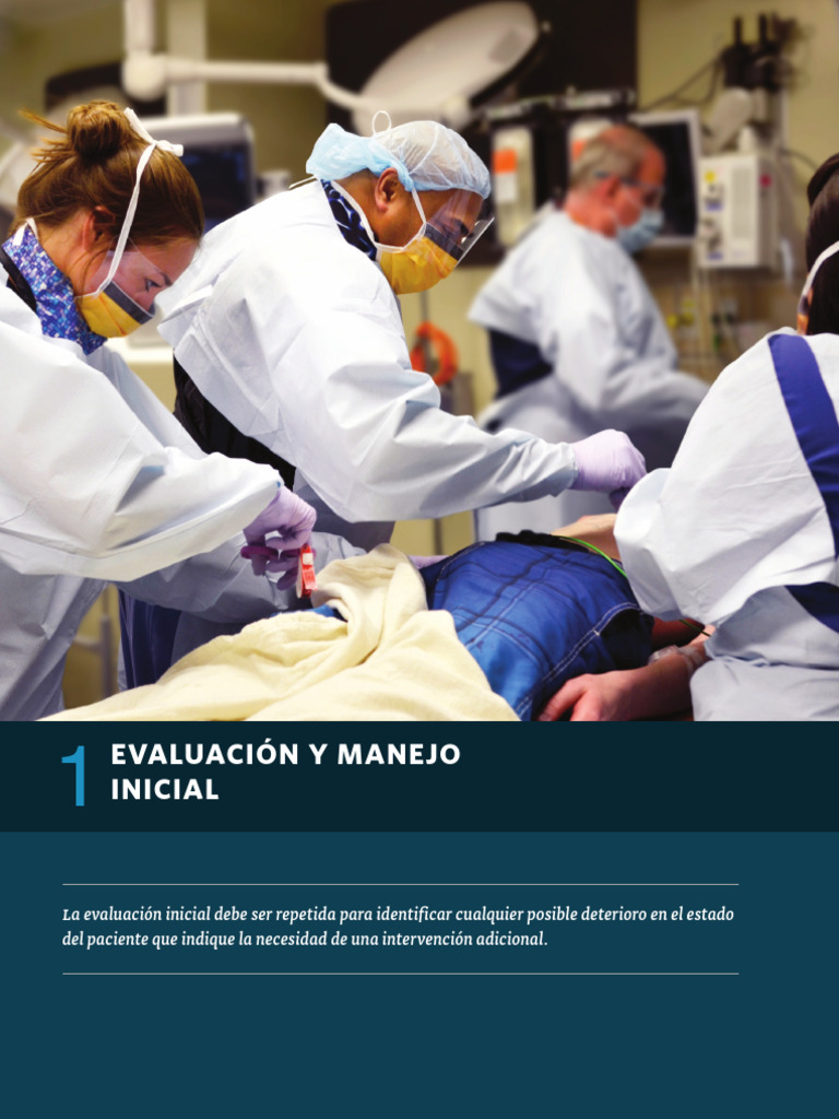 1 ABC ATLS Manejo Inicial | PDF | Reanimación cardiopulmonar | Medicina