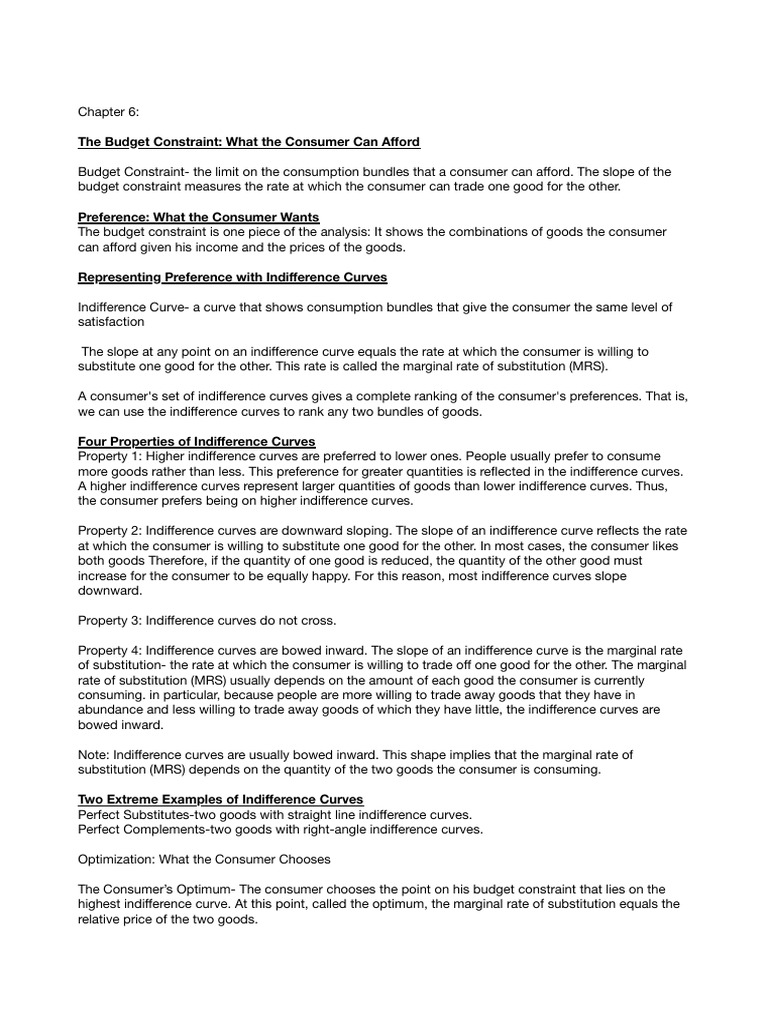 Chapter 6 | PDF | Utility | Goods