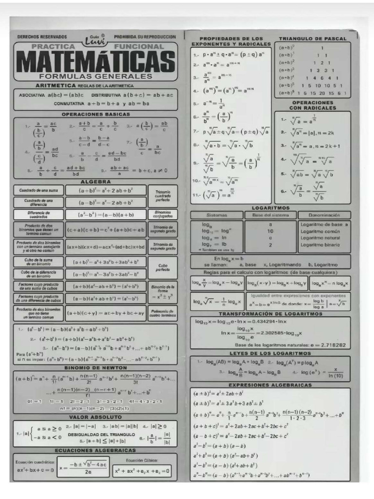 Matemáticas | PDF