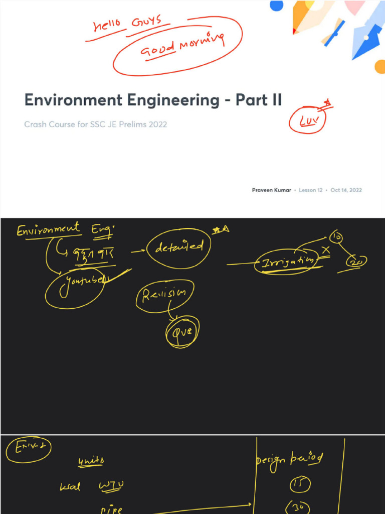 Environment Engineering Part II With Anno | PDF