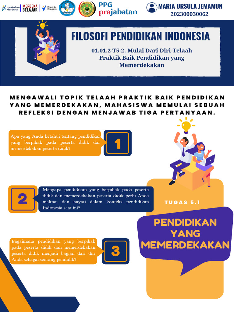 01.01.2-T5-2. Mulai Dari Diri-Telaah Praktik Baik Pendidikan yang Memerdekakan | PDF