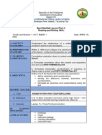 Types of Claims | PDF | Learning | Lesson Plan