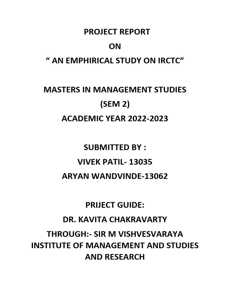 Project BRM | Download Free PDF | Hypothesis