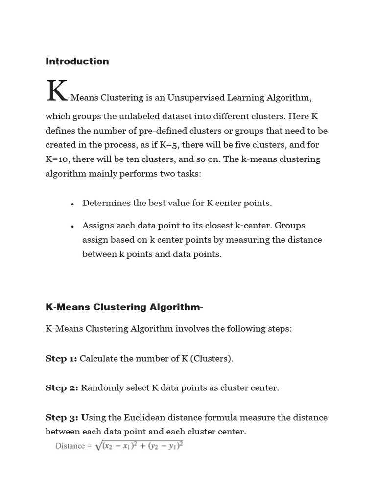 clustering Numericals | PDF | Cluster Analysis | Data Mining