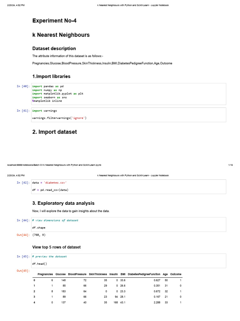 Experiment No-4 Code | Download Free PDF | Data Analysis | Multivariate Statistics