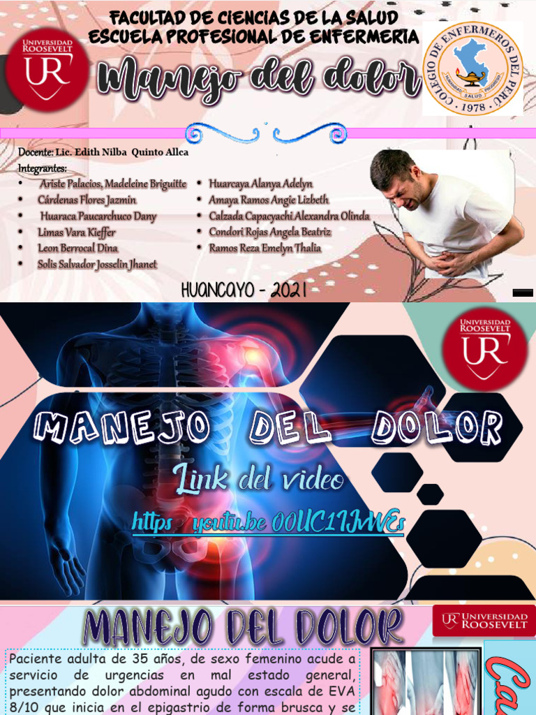 Pract 7 - Manejo Del Dolor-Escala de Eva | PDF | Dolor | Especialidades Medicas