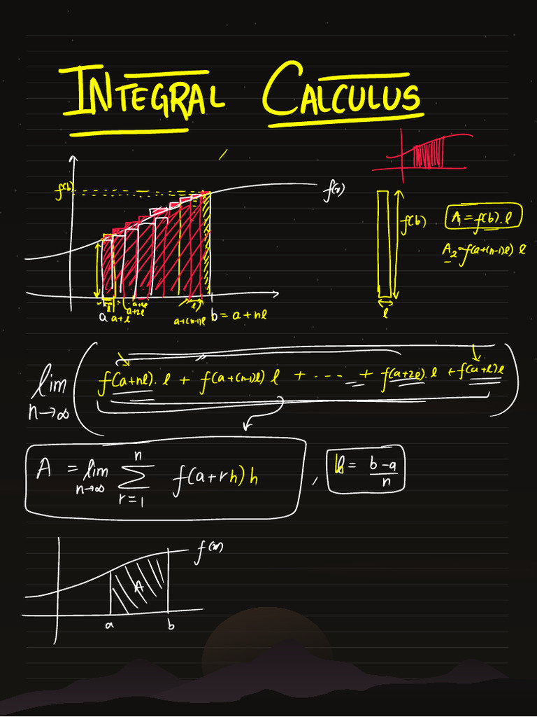 Ep 18 B Entire Integral Calculus Theory Notes Pdf Calculus Mathematical Analysis