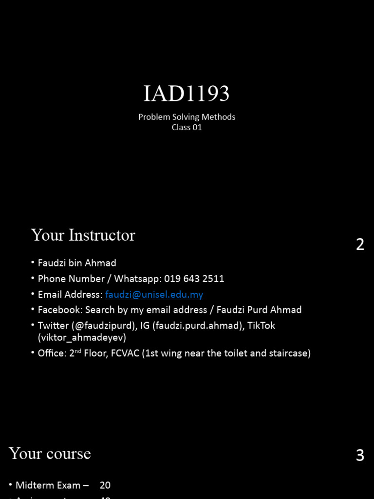 IAD1193 Lesson 01 | Download Free PDF | Programming | Computer Program