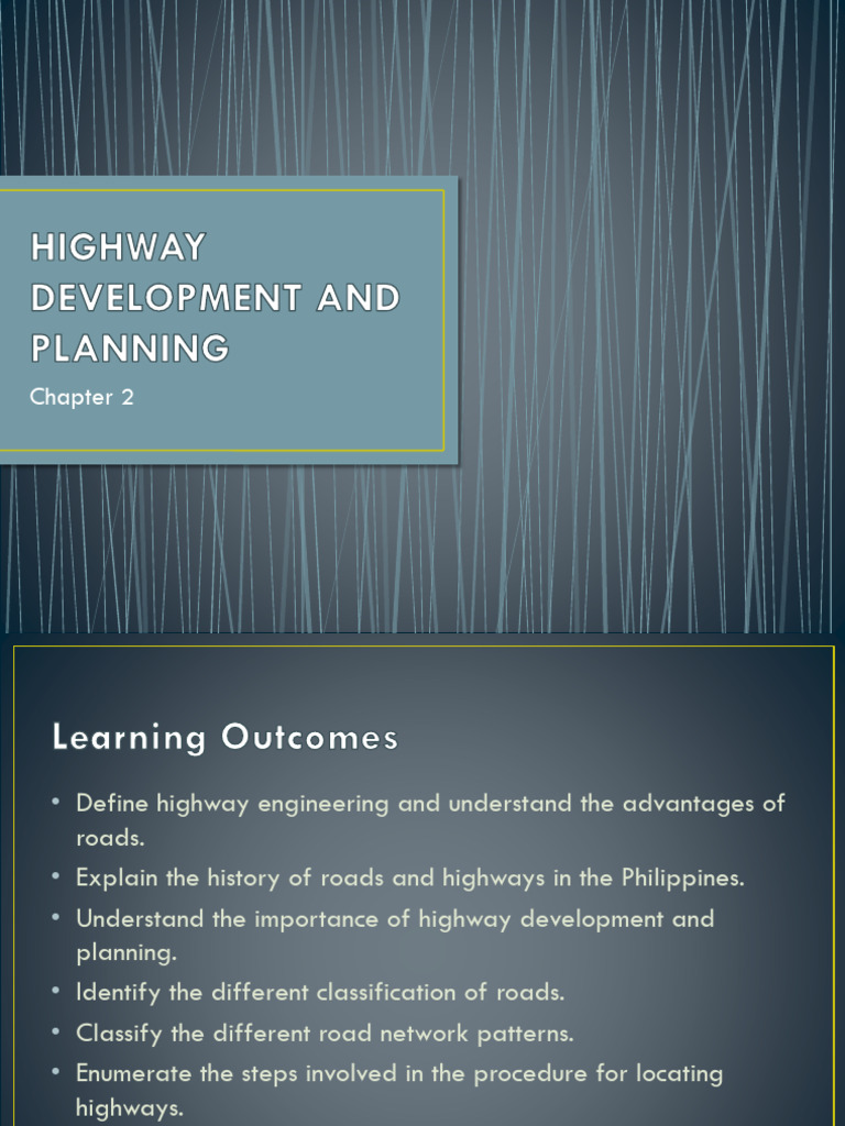 Chapter-2-Highway-Development-and-Planning | PDF | Controlled Access ...