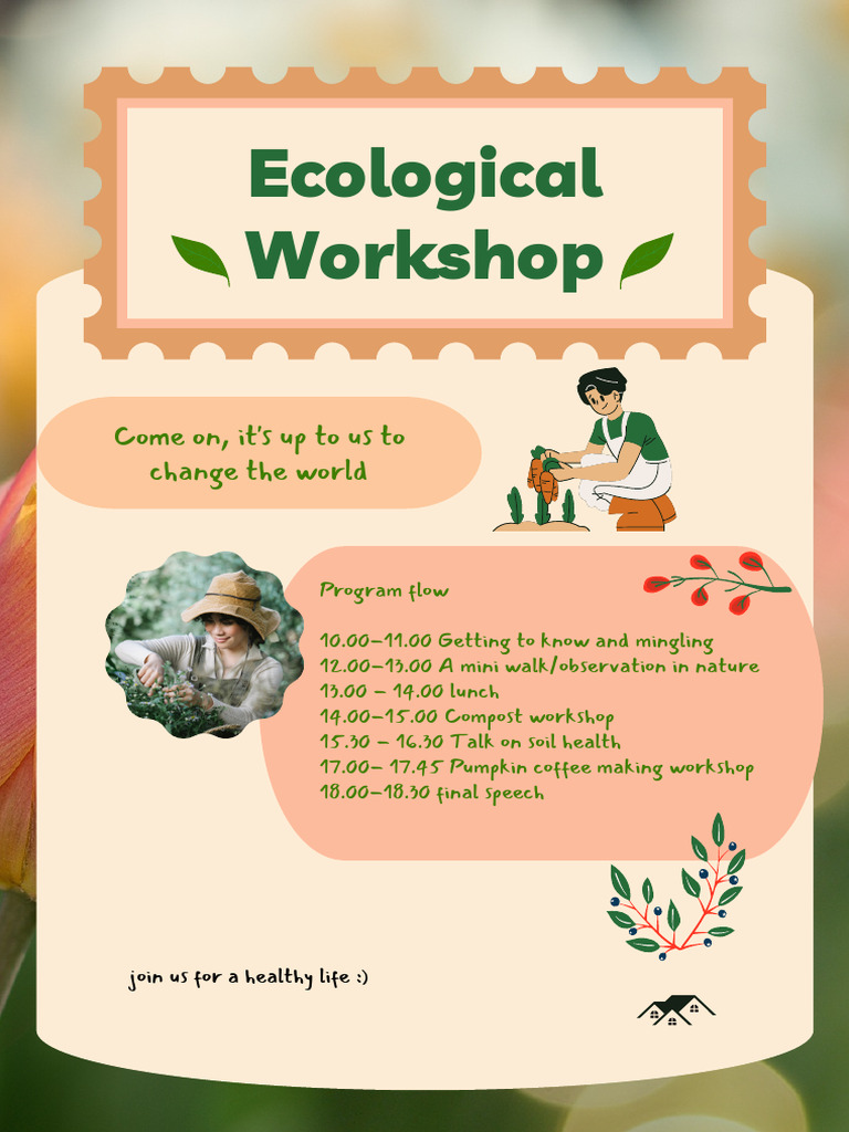 Ecological Workshop Schedule and Activities | PDF