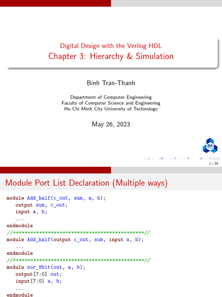 Chapter 3 Hierarchy Simulation | PDF | Computer Science | Computer Engineering
