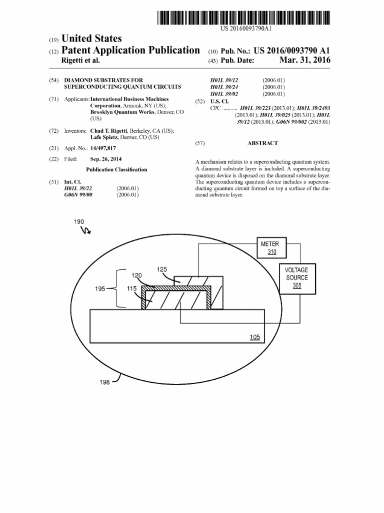US20160093790A1 | PDF | Random Access Memory | Input/Output