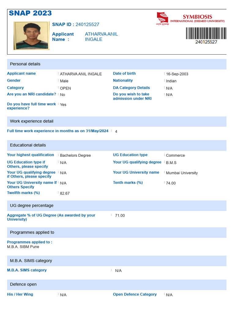 Applicant Info - SNAP | PDF | Service Industries