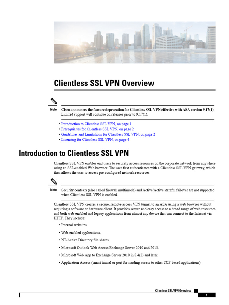 Webvpn Overview | PDF | Transport Layer Security | World Wide Web
