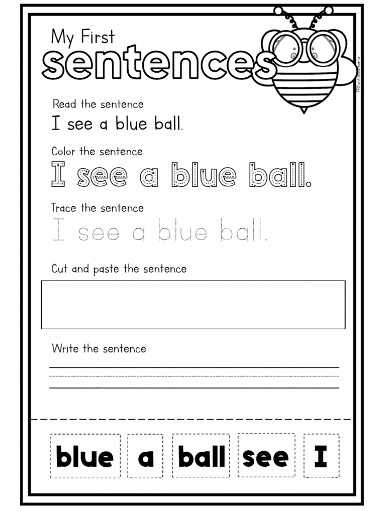 ENG My First Sentences | PDF | Language Arts & Discipline | Poetry