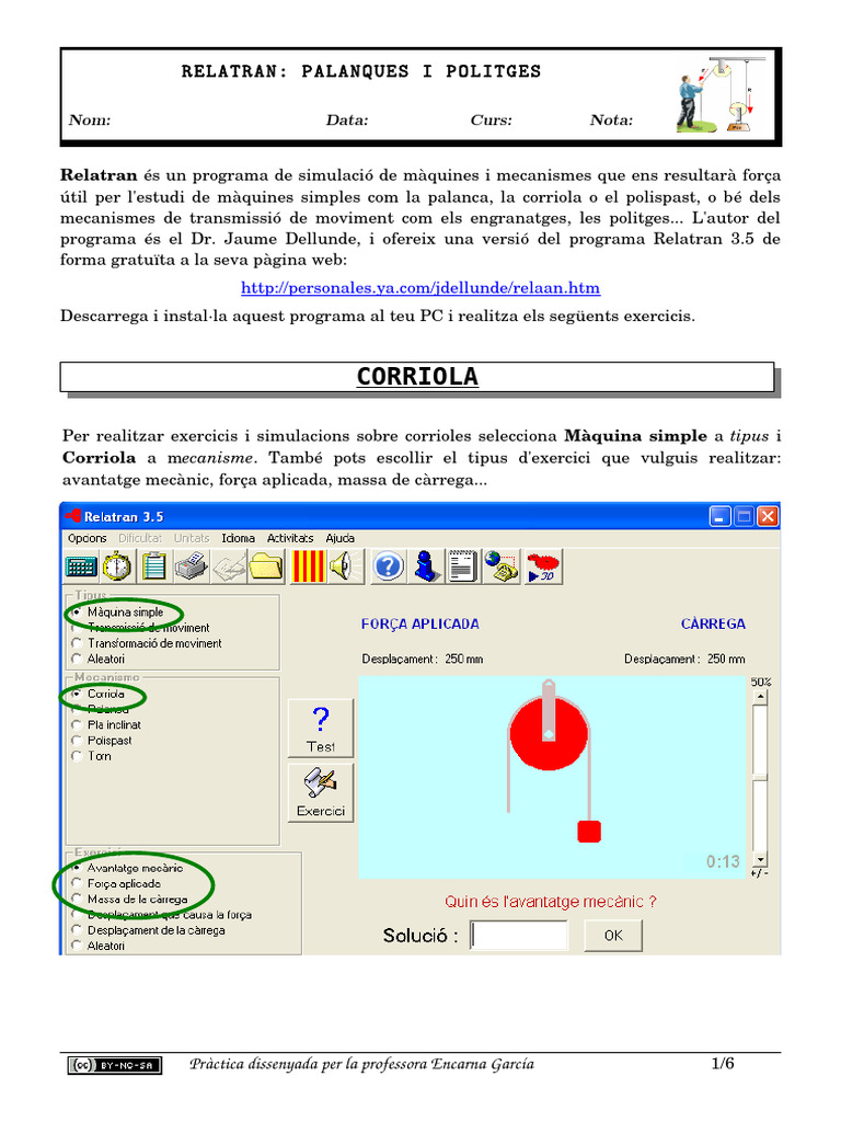 U2 Relatran Palanques Corrioles | PDF
