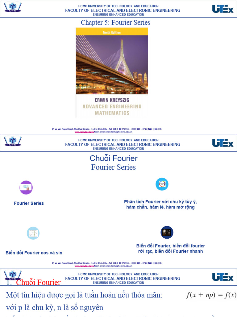 Week15 Fourier Series - Upload | PDF | Ho Chi Minh City | Electrical Engineering