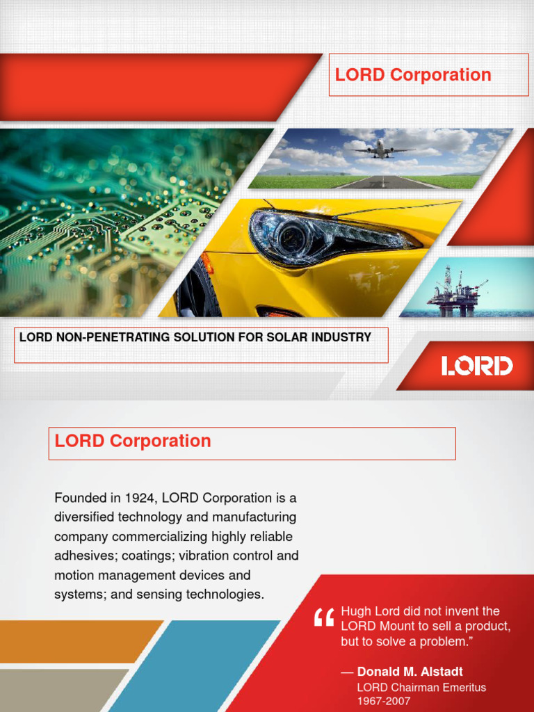 LORD Corporation | Download Free PDF | Adhesive | Solar Panel