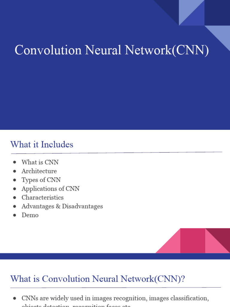Convolution Neural Network | PDF | Artificial Neural Network | Computer Vision
