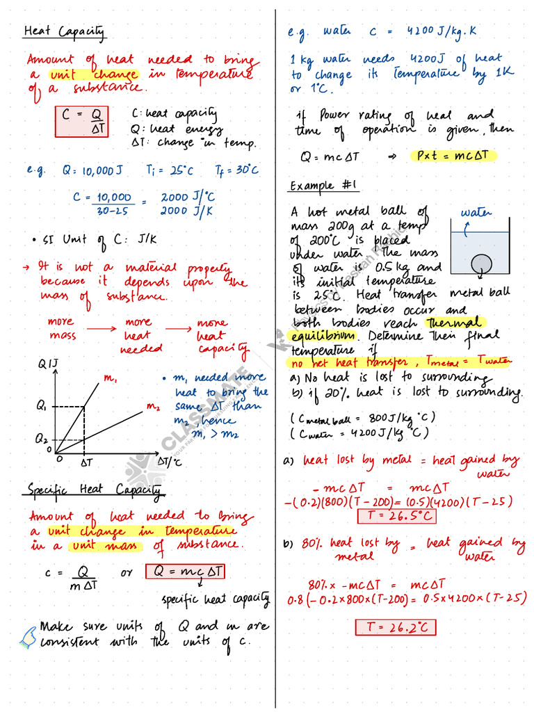 Thermal Properties of Matter | PDF | Heat | Latent Heat