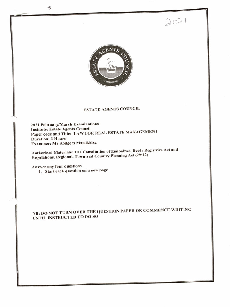 EAC 2021 Exams | PDF