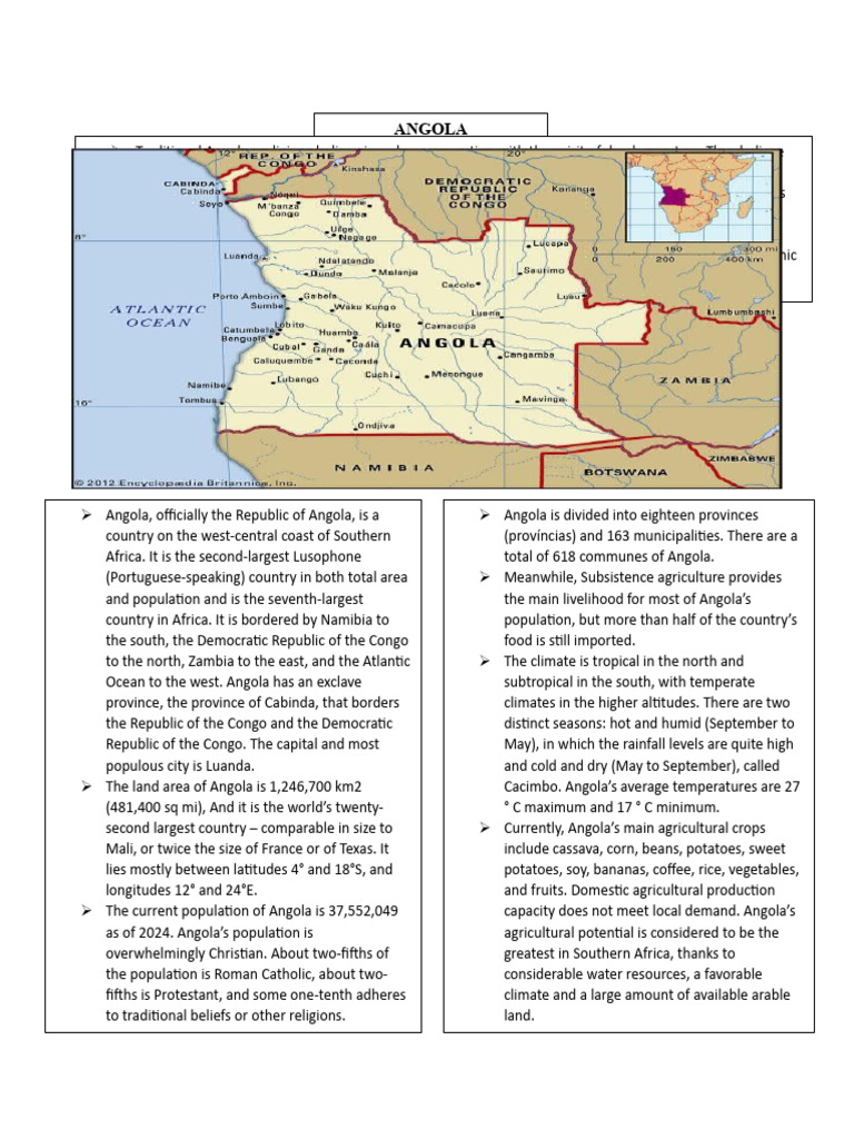 Angola | PDF | Angola