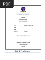 Contoh Cover Tugas Ut | PDF