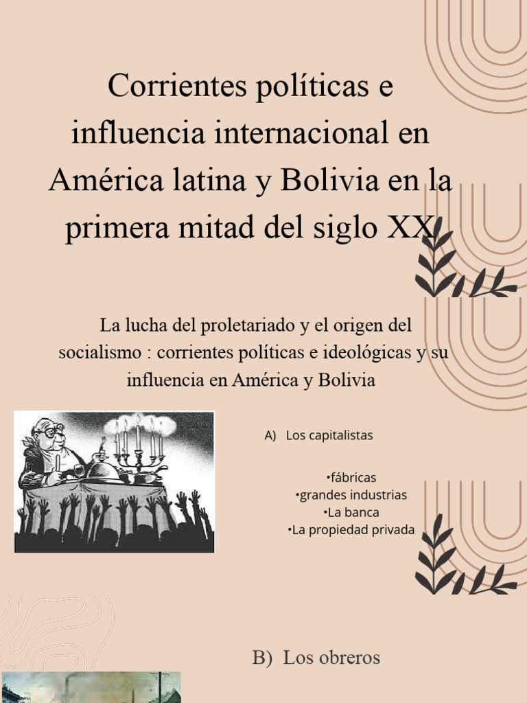 Exposicion de Las Corrientes Ideologicas y El Socialismo Militar | PDF ...