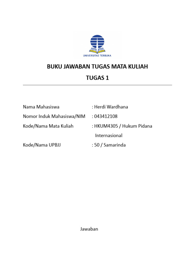 Perbedaan Hukum Pidana Internasional dan Suprasional | PDF