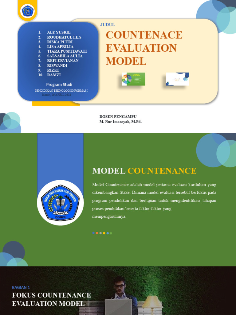 Countenance Evaluation Model | PDF