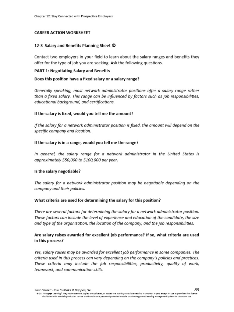 Caw 12-3 | PDF | Salary | Business