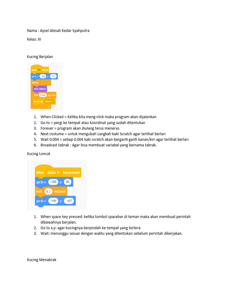 Kucing Berjalan (Aysel) | PDF