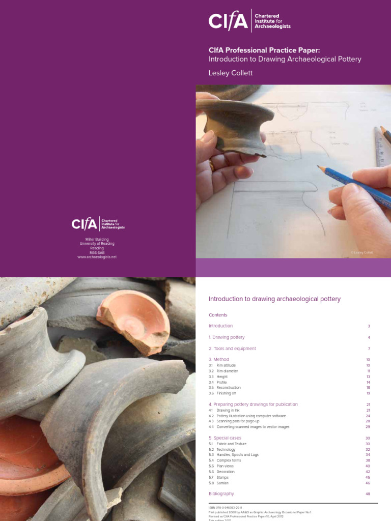 CIfA-A5 Pottery Paper Final Web | PDF | Drawing | Pottery