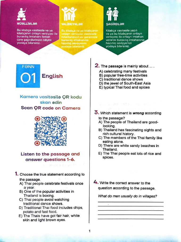 OTK 2 11-Ci Sinif 2023 | PDF | Diet (Nutrition) | Diet & Nutrition