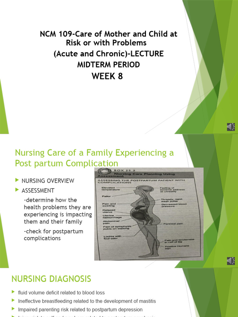 WEEK 8-NCM 109 LECTURE-PPTX With Recorded Discussion | PDF | Uterus | Childbirth