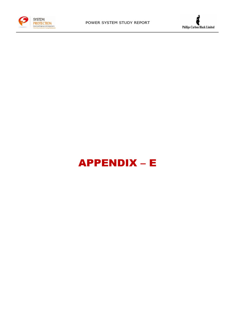 APPENDIX-E | PDF | Electronic Engineering | Electrical Equipment