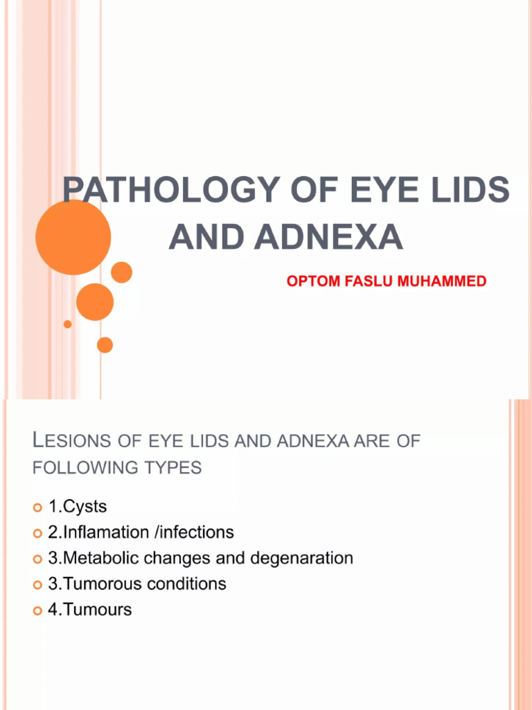 Pathology of Eye Lids and Adnexa 2 | PDF