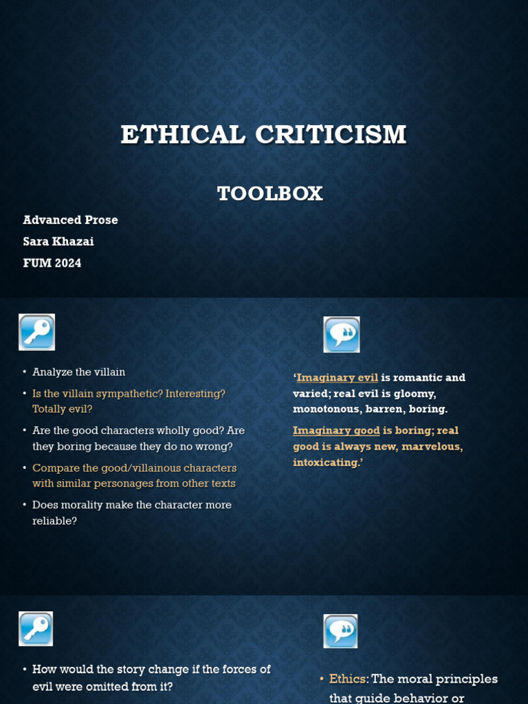 Ethical Criticism | PDF | Psychological Trauma | Morality