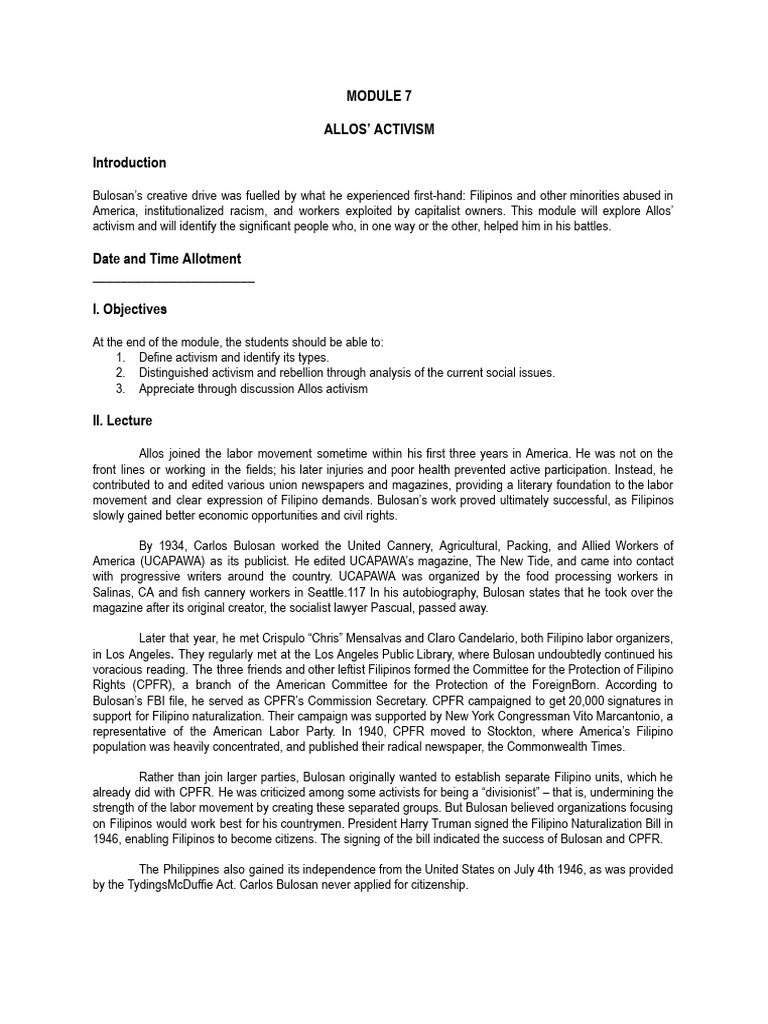 Activism Insights for Students | PDF | Politics | Social Science