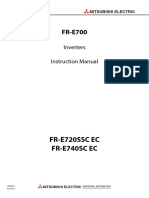 Mitsubishi D700 Inverter Manual | PDF