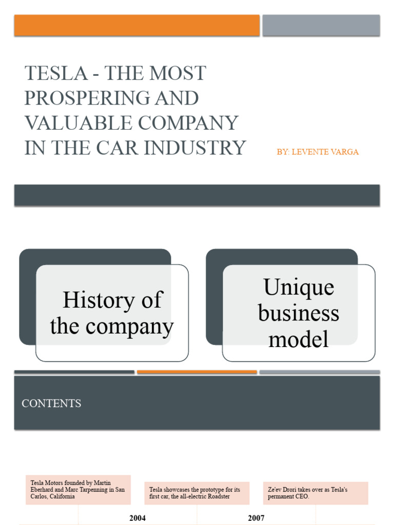 Tesla | PDF | Elon Musk | Electric Vehicle Manufacturers