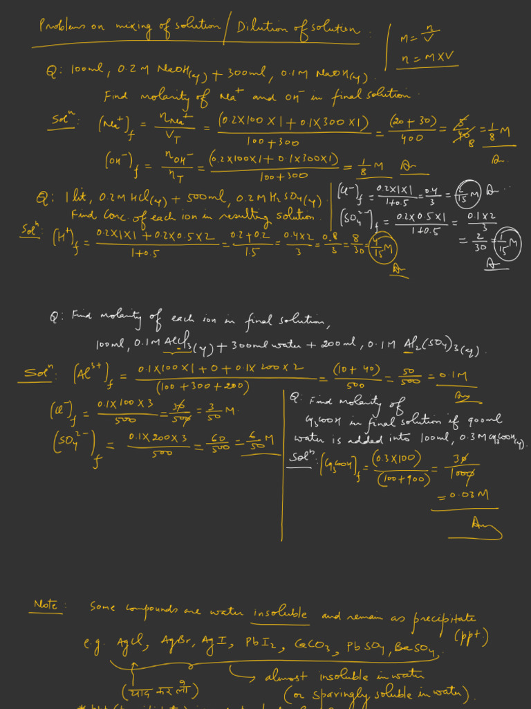 Mole Concept - L5 | PDF