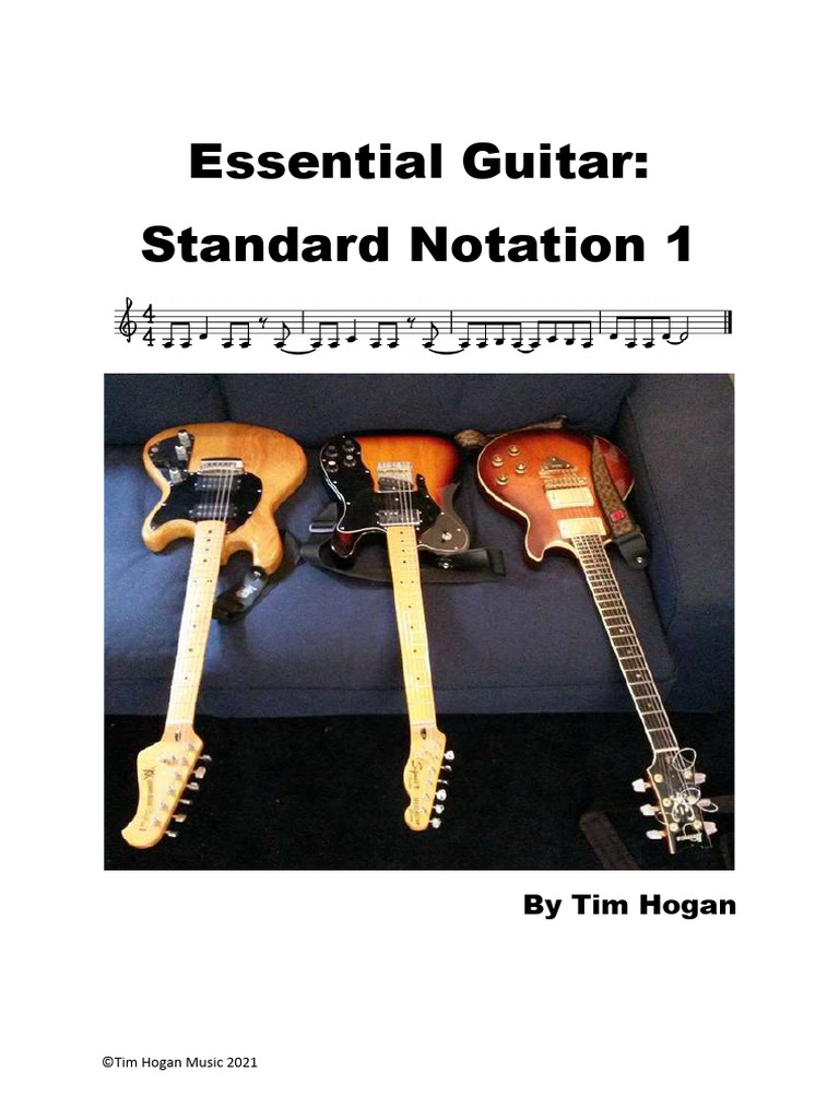 Essential Guitar - Standard Notation | PDF | Poetics | Musical Forms