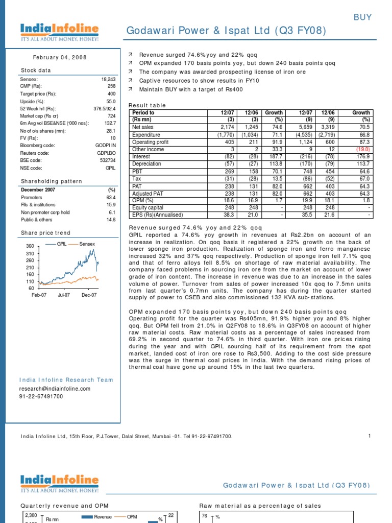 Gpil 0108 | PDF | Mining | Stocks