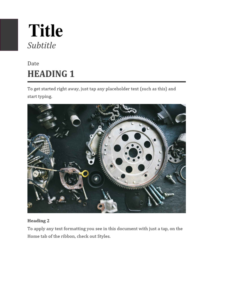 Title: Heading 1 | PDF